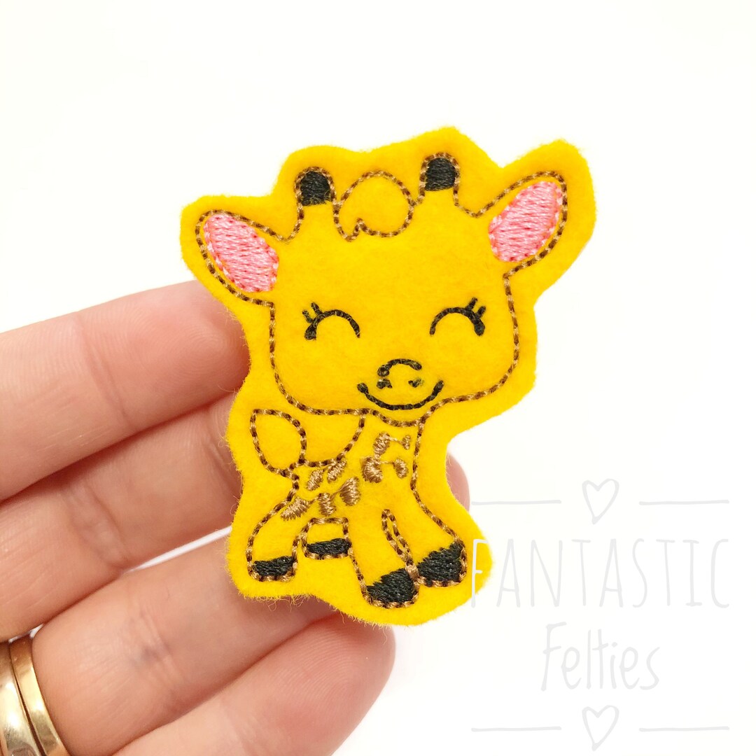 Giraffe Felties Cute Baby Giraffe Felties Animal Feltie Zoo Animal ...