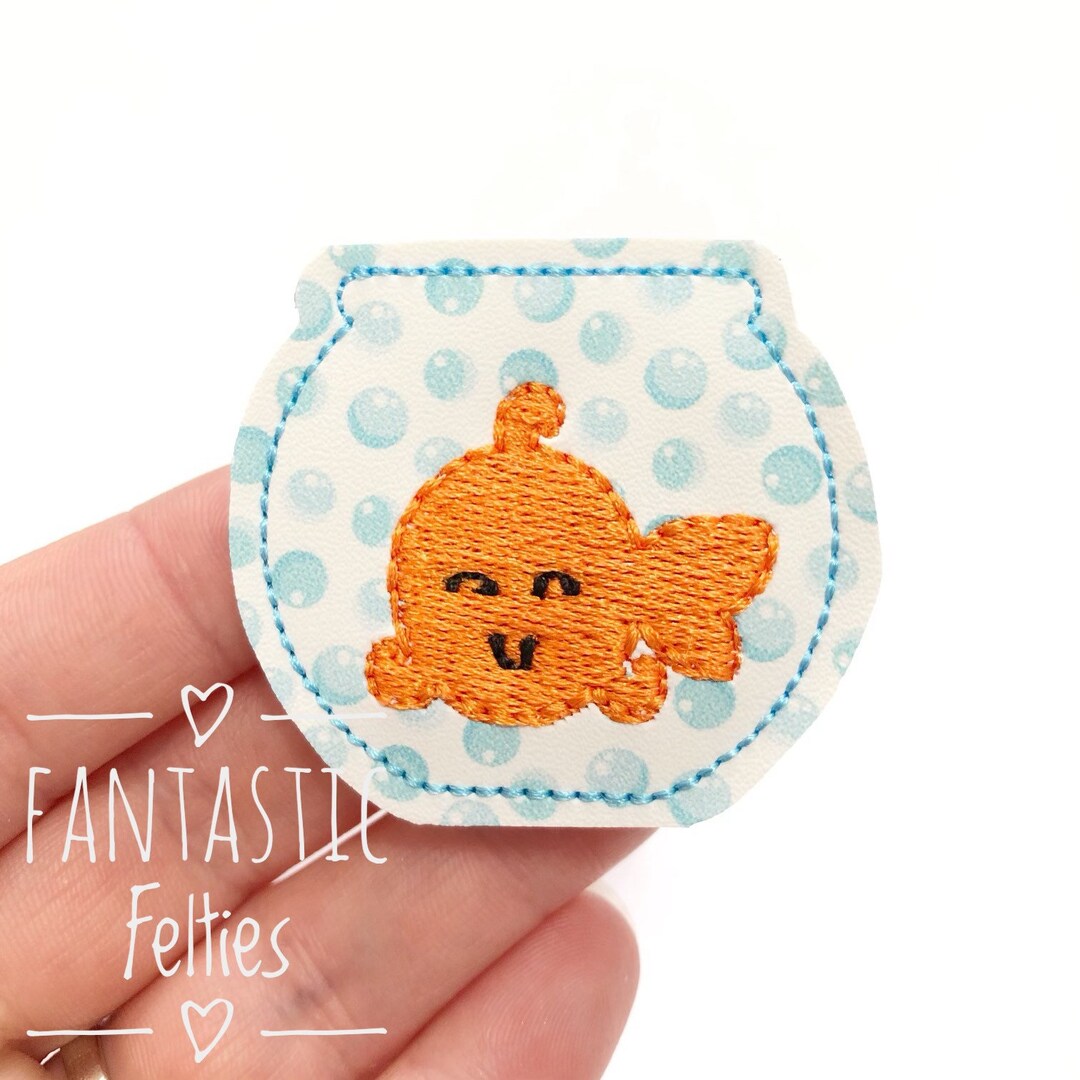 Fish in Bowl Felties Under the Sea Felties Fish Bowl Felties Beach ...