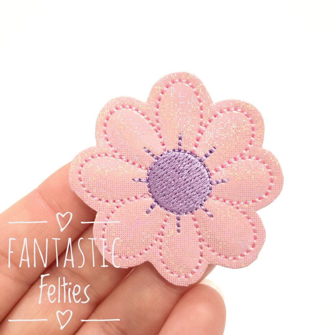 Pink Daisy Flower Feltie | Flower Felties | Summer Felties | Felt ...