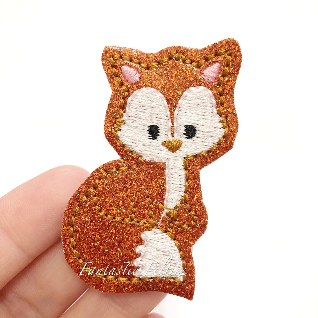 Fox Felties | Woodland Felties | Animal Felties | Sitting Fox Felties ...