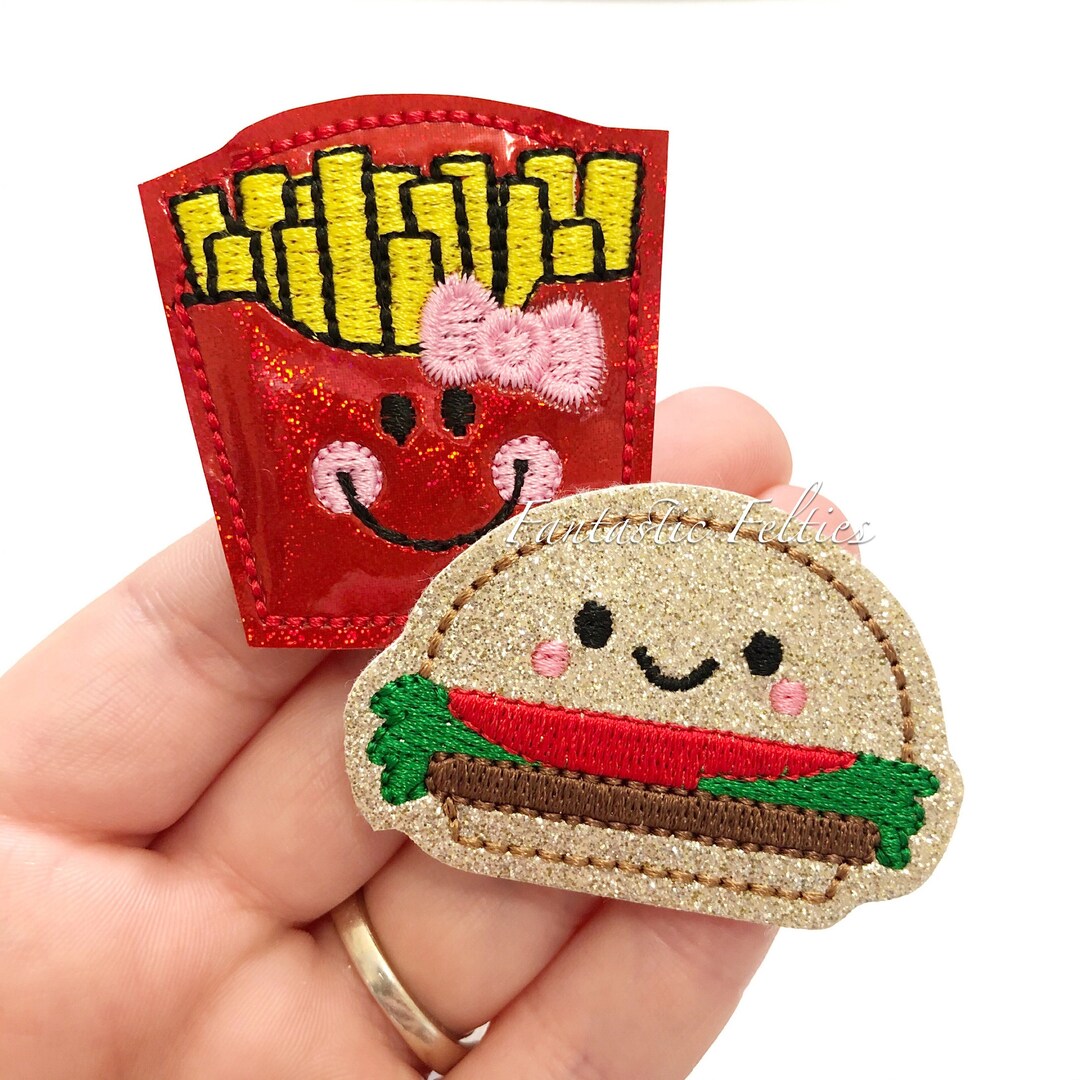 French Fries Felties | Hamburger Felties| Fries and Burger Felties ...