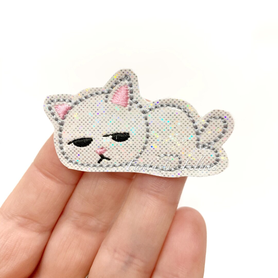 Lazy Cat Feltie | Kitty Cat Felties | Animal Felties | Tired Cat ...