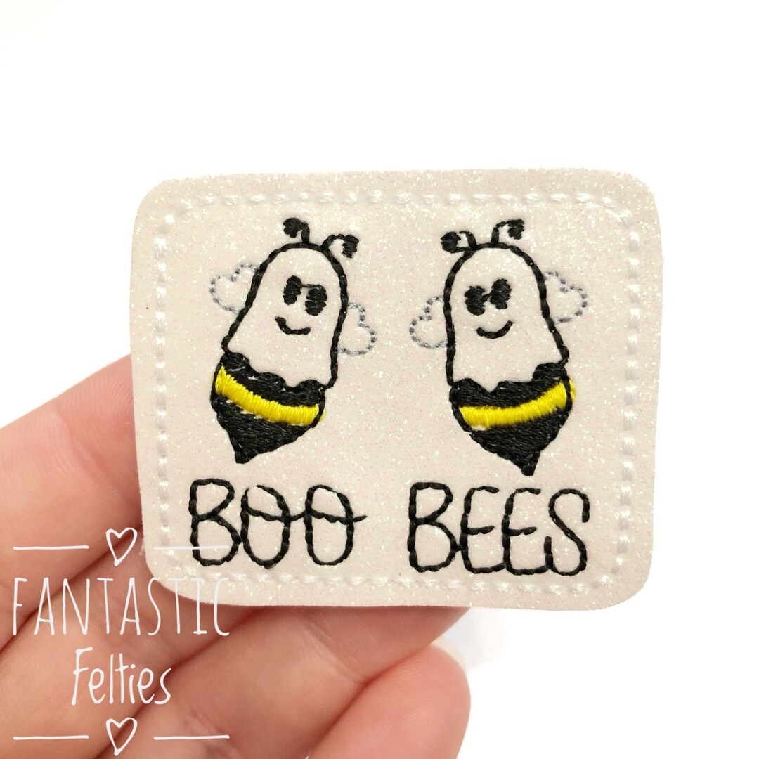 Boo Bees Felties | EXCLUSIVE | Halloween Ghost Felties | Floral Ghost ...