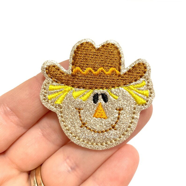 Scarecrow Feltie Fall Felties Felt Applique Halloween - Etsy