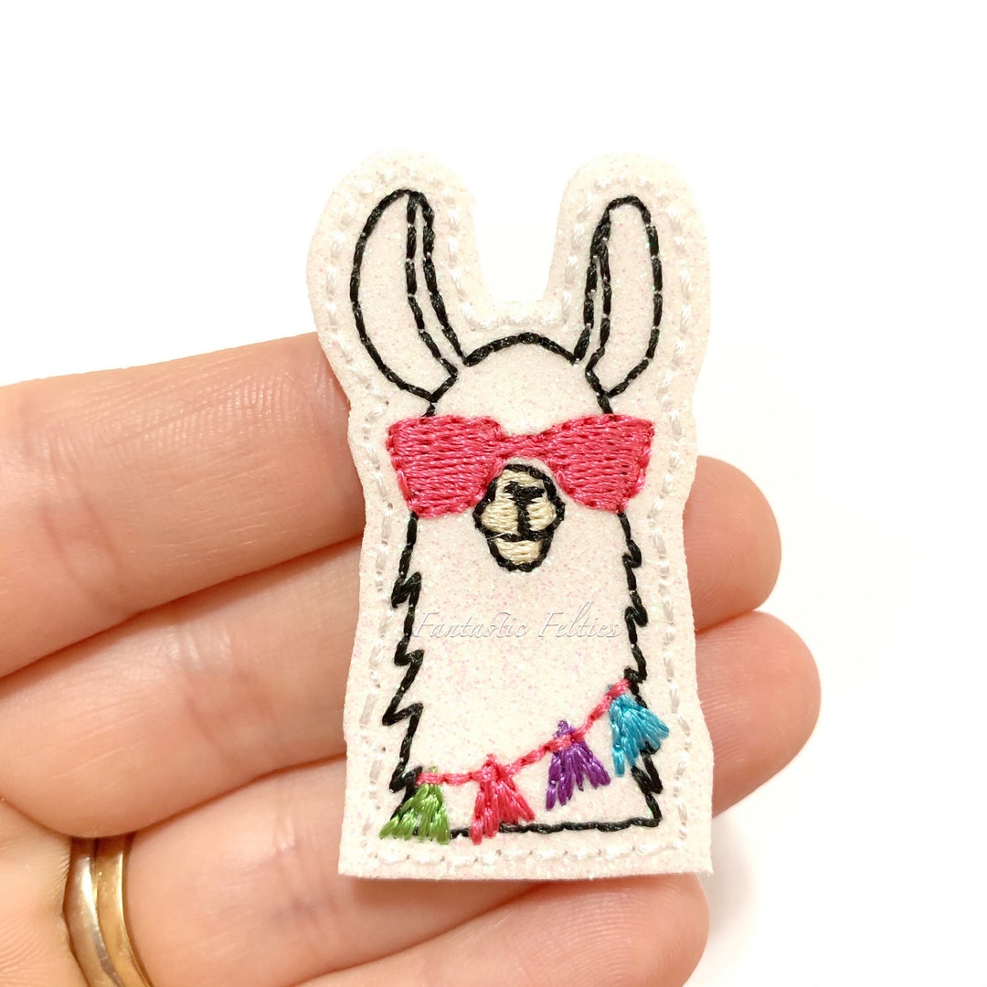 Llama Felties | Glitter Felties | Alpaca Felties | Animal Felties ...