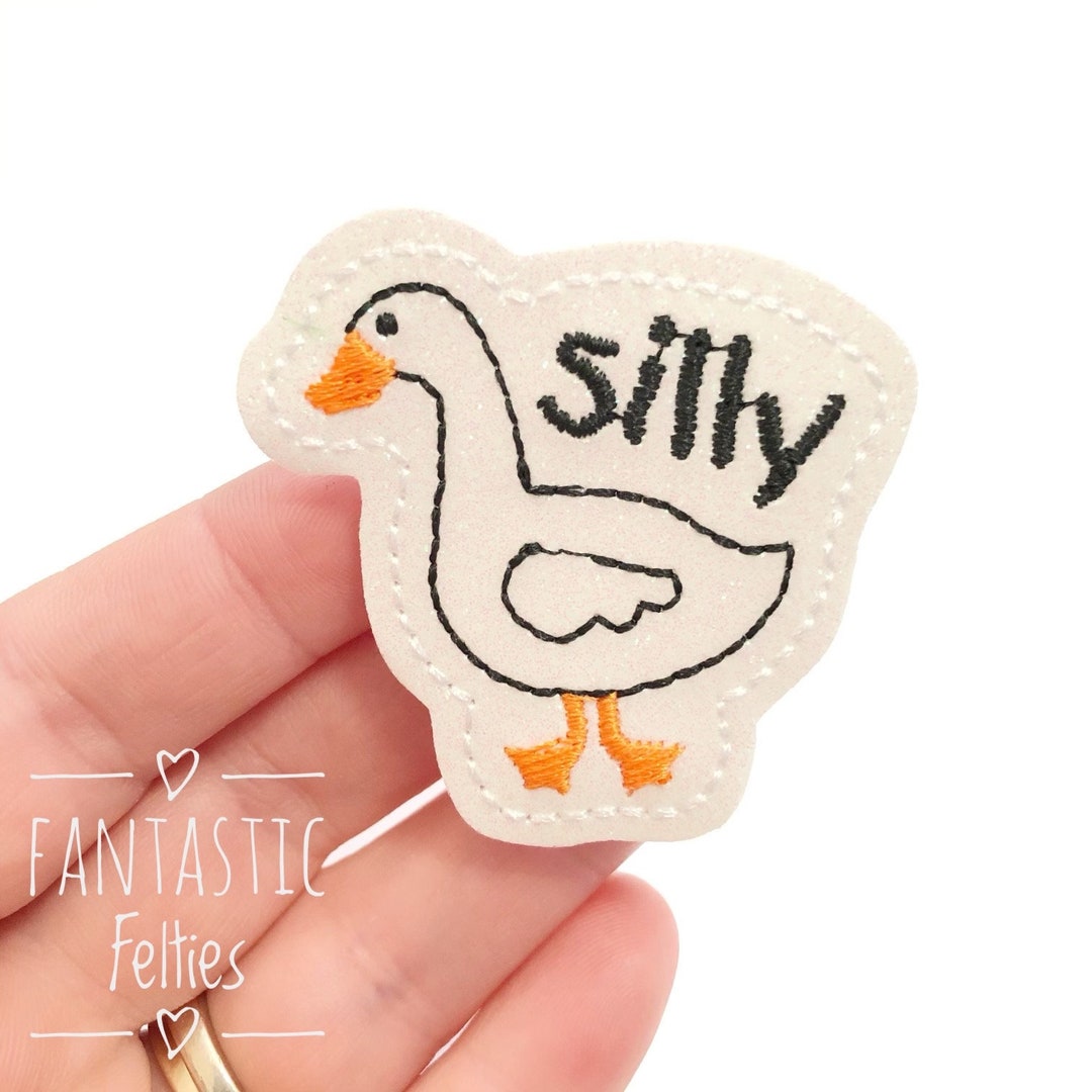Silly Goose Felties | Goose Feltie | Funny Goose Feltie | Animal ...