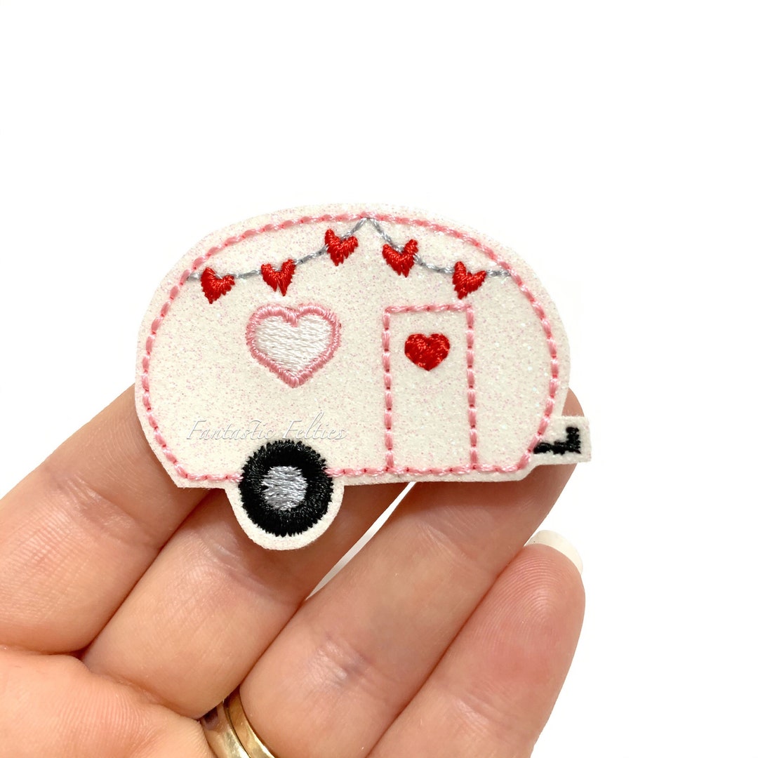 Camper Feltie | Valentine Camper Felties | Love Felties Felties ...