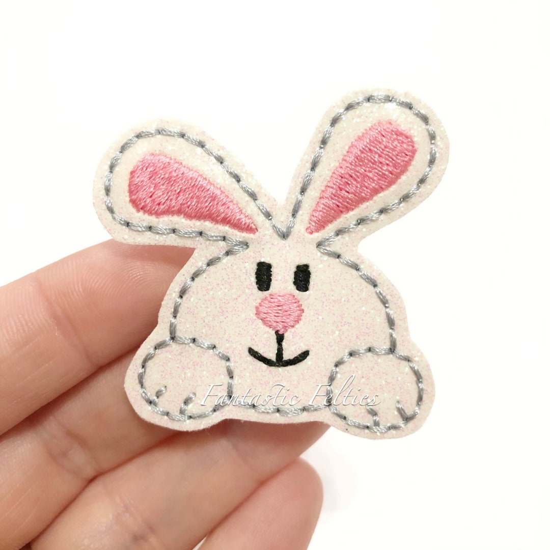 Bunny Feltie | Peeking Bunny Felties | Easter Felties | Rabbit Felties ...
