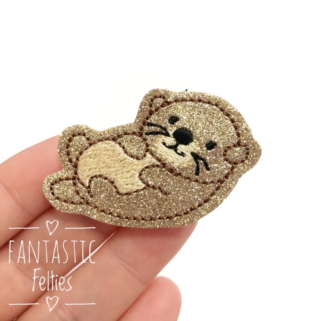 Otter Felties | Laying Otter Felties | Animal Feltie | Sea Felties ...