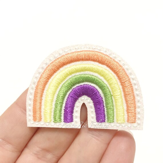 Rainbow Felties Vibrant Rainbow Felties Spring Felties - Etsy
