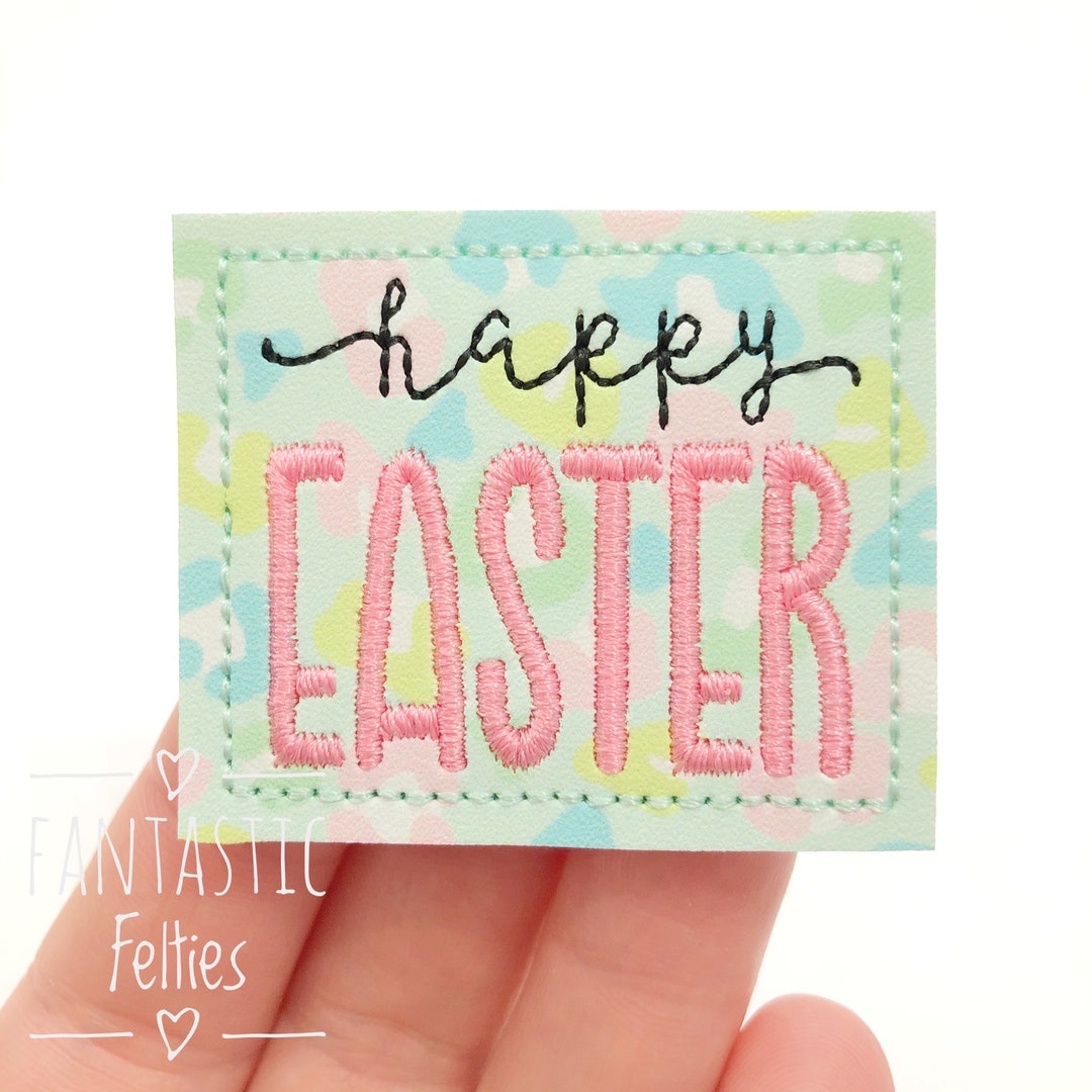 Happy Easter Feltie | Easter Felties | Spring Felties | Medical Felties ...