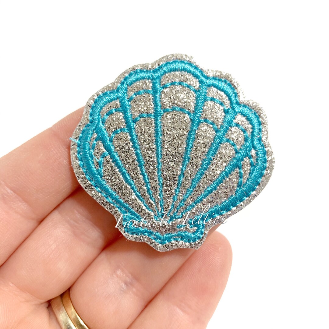 Seashell Feltie | Shell Felties | Beach Felties | Glitter Felties ...