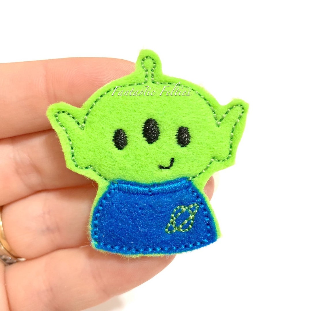 Toy Alien Feltie Alien Felties Toy Felties Felt Applique Embroidered ...