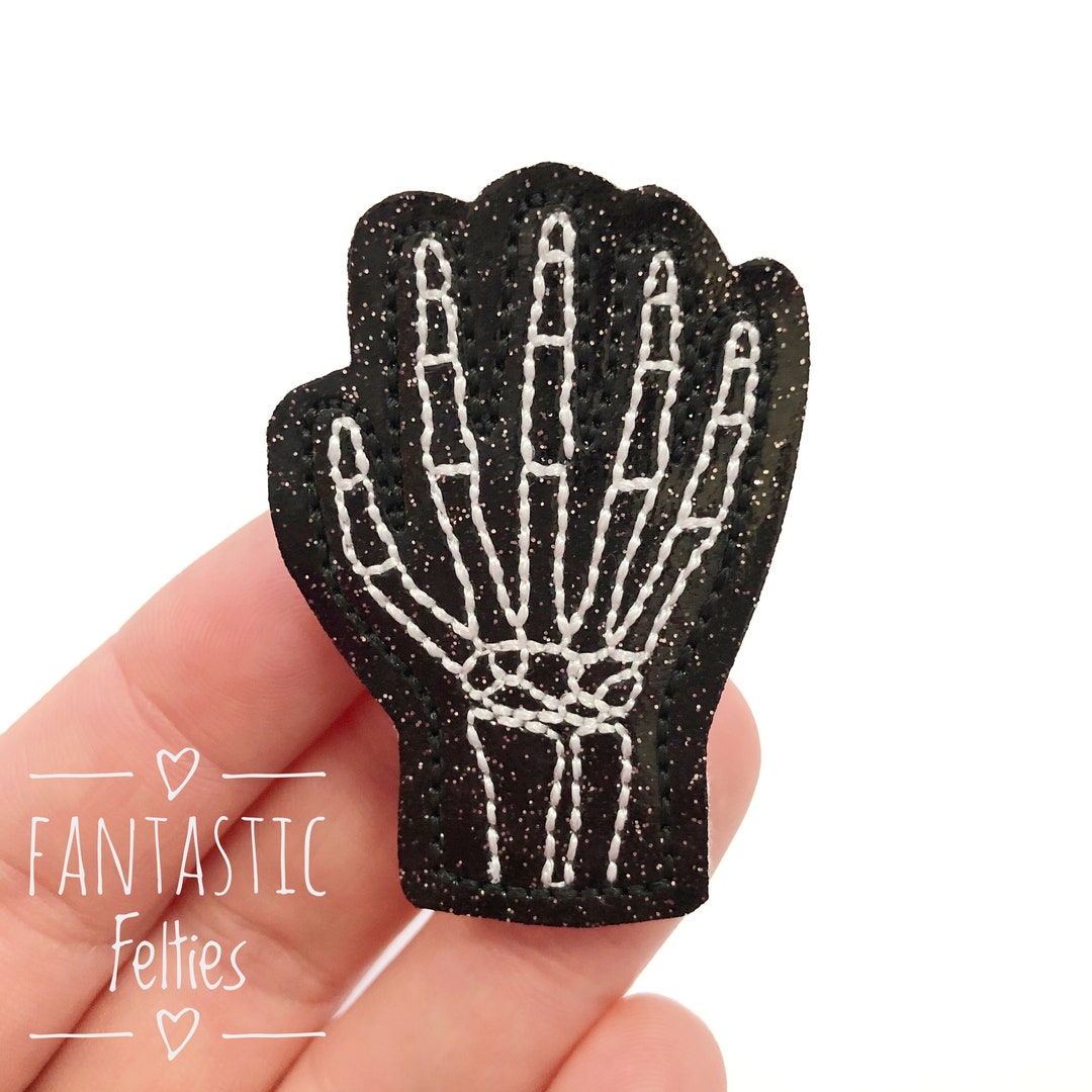 Xray Hand Feltie | Xray Felties | Medical Feltie | Glitter Felties ...