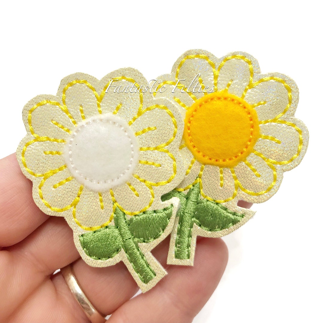 Daisy Felties | Flower Felties | Felties | Daisy Flower Feltie | Felt ...