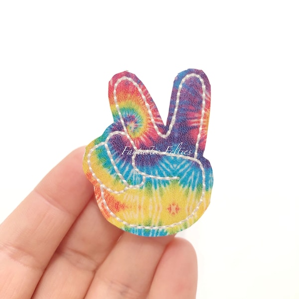 Peace Sign Applique - Etsy