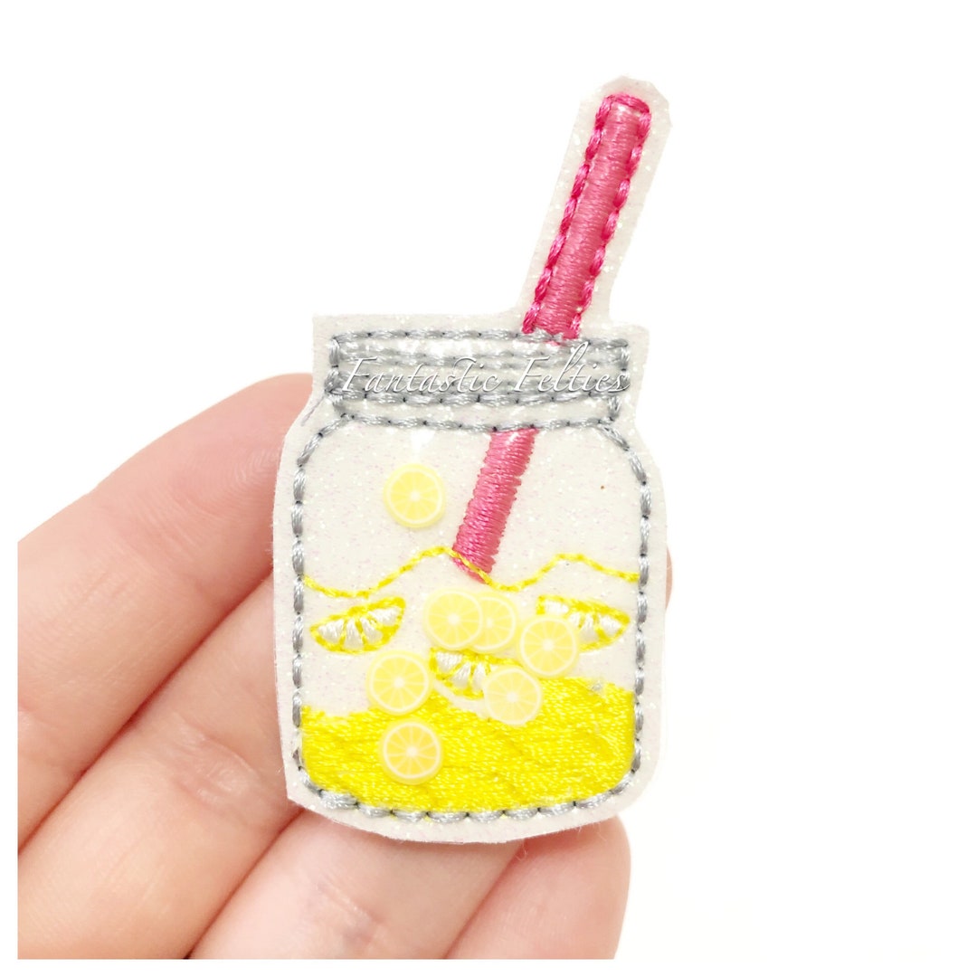 Lemonade Drink Feltie | UNCUT | Shaker Felties | Lemon Felties | Drink ...