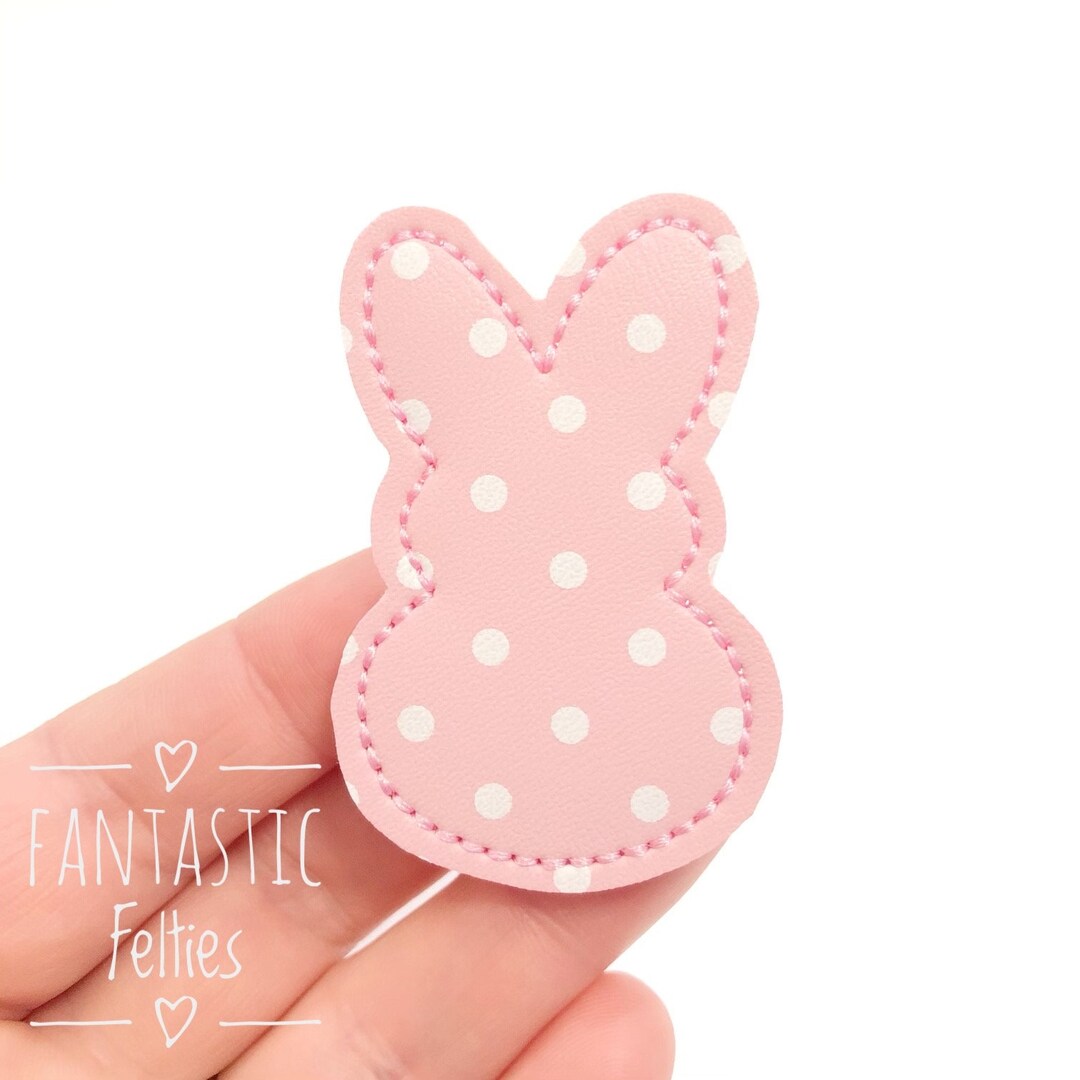 Bunny Felties | Polka Dot Bunny Felties | Pink Rabbit Felties | Easter ...