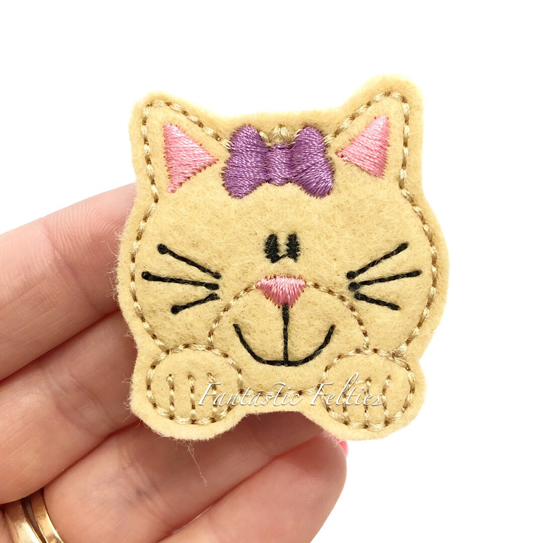 Kitty Cat Feltie | Cat Felties | Kitten Felties | Felties | Animal ...