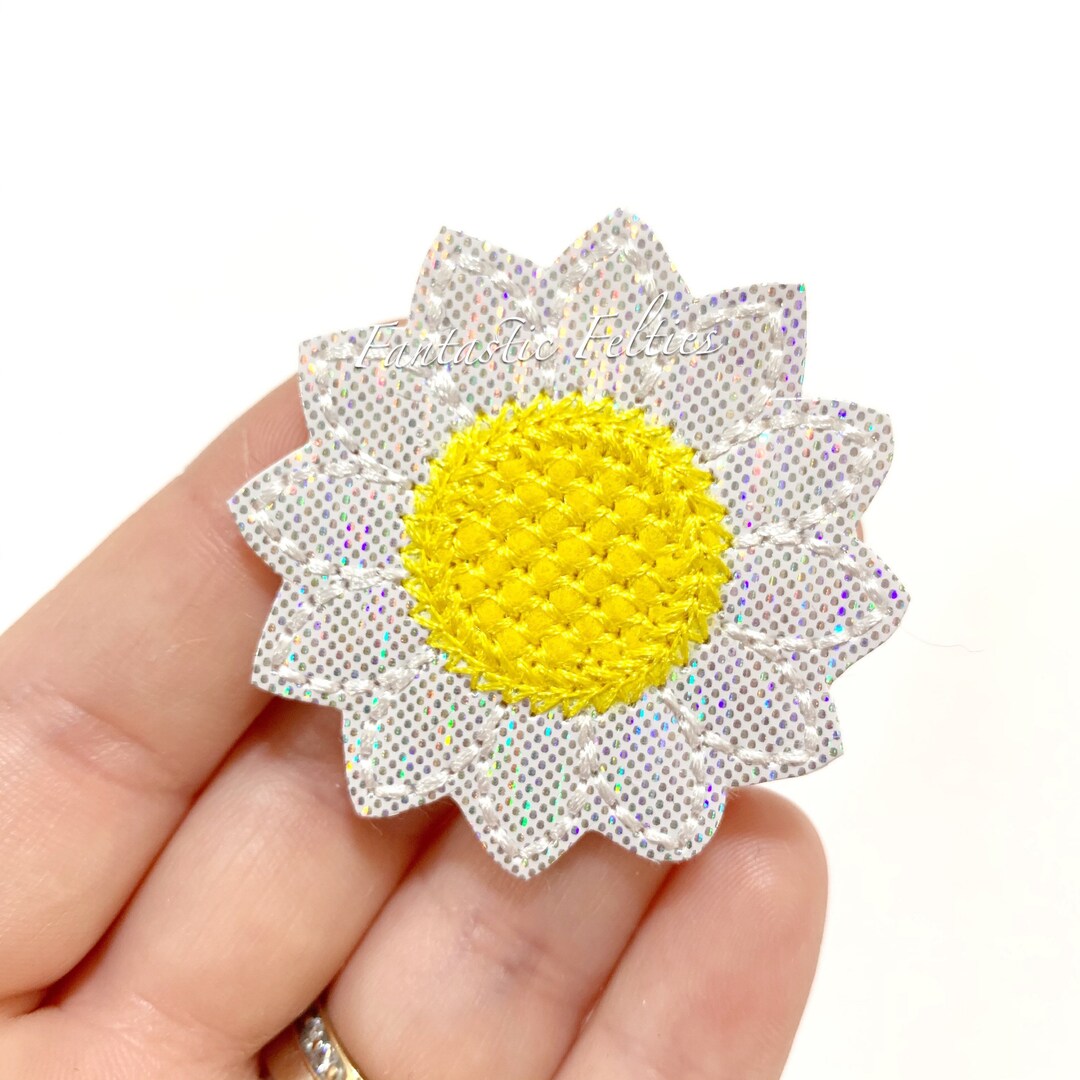 Daisy Flower Felties | Flower Felties | Glitter Felties | Daisy Feltie ...