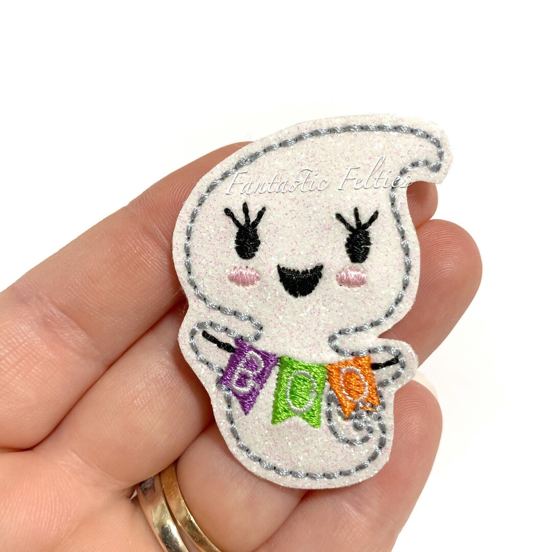 Ghost Felties Halloween felties / boo felties / Felt applique fieltro ...