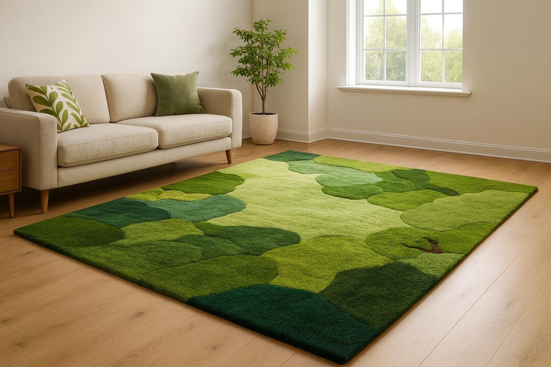 Forest Canopy Living Room Rug - Etsy