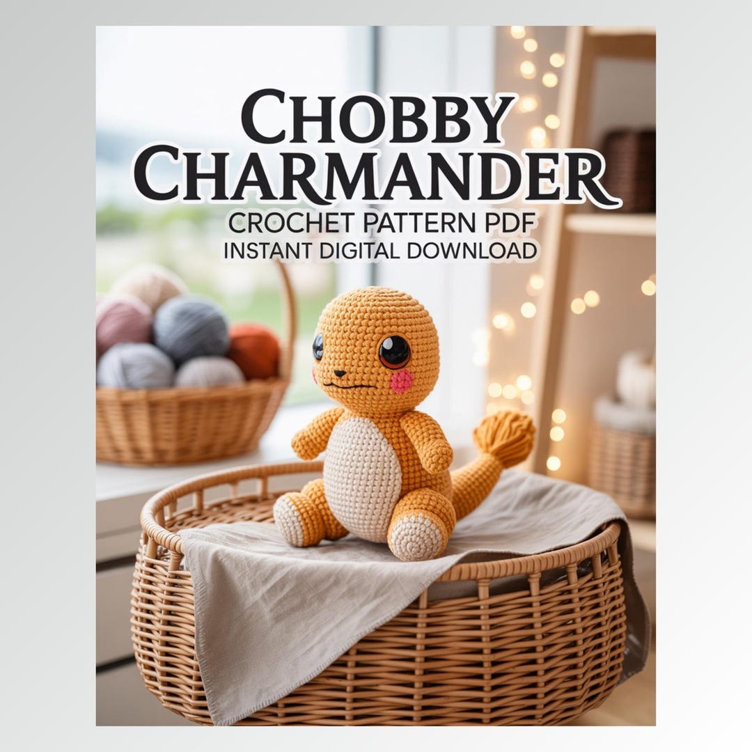 Pokemon Charmander Crochet Pattern PDF | Pokemon Crochet Amigurumi ...