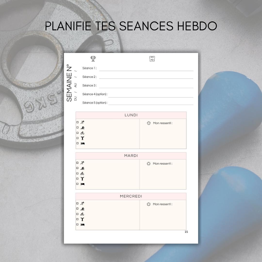 Sports Training Plan Template - Etsy