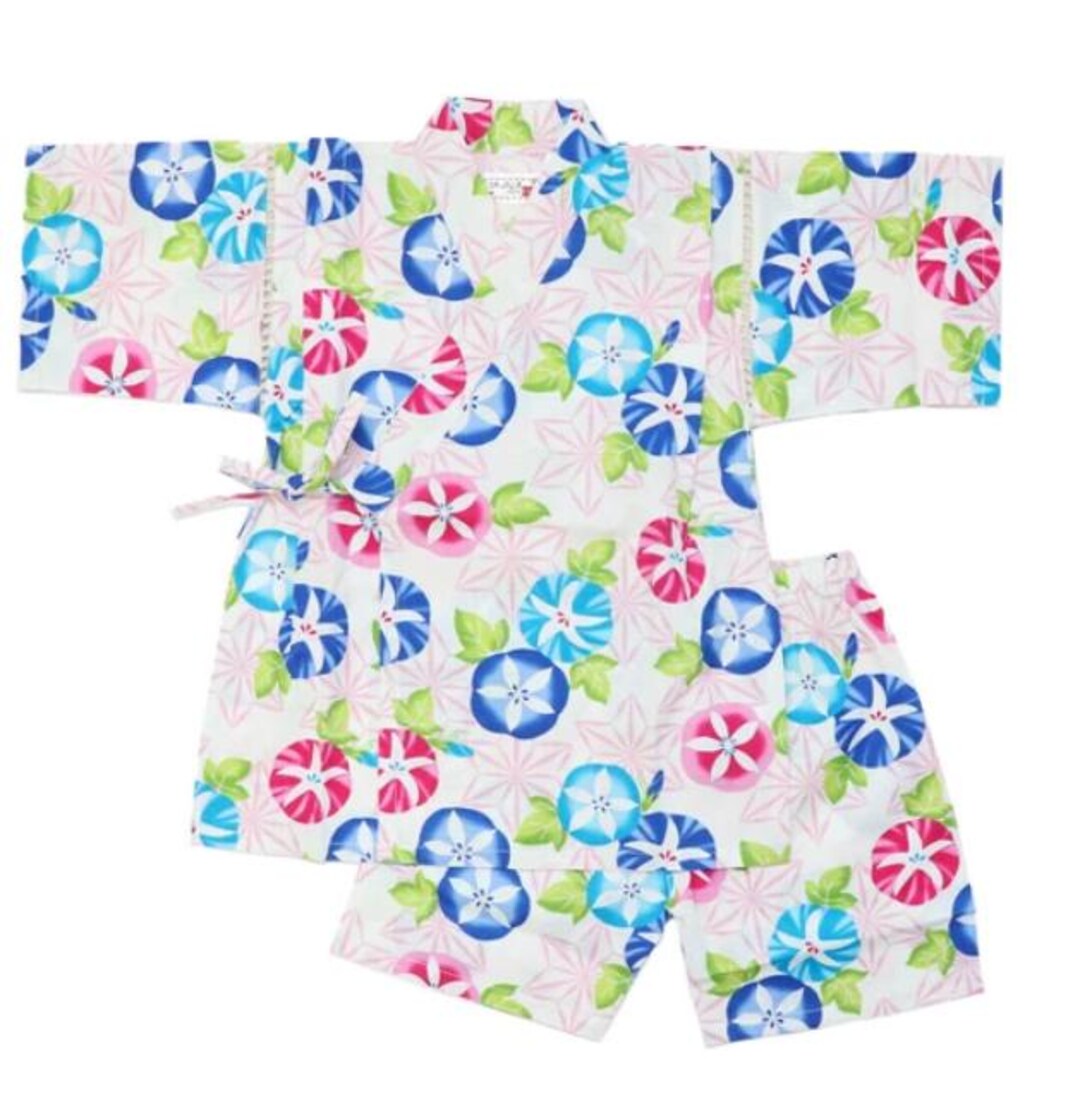 Japanese Kid's Jinbei Clothing Kimono Set for Baby and Kids / Girls ...
