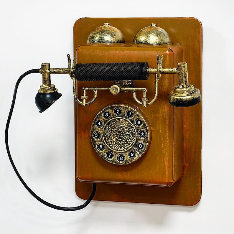 Vintage Style Wall Telephone – Retro Bar, Cafe Decor - Etsy