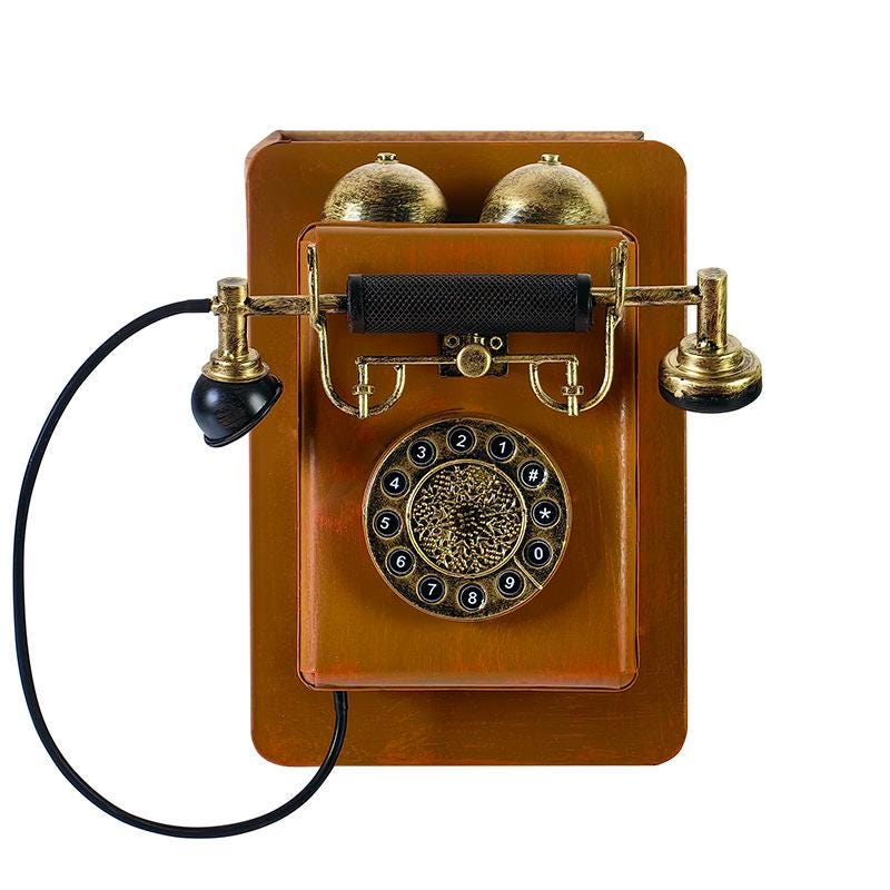 Vintage Style Wall Telephone – Retro Bar, Cafe Decor - Etsy