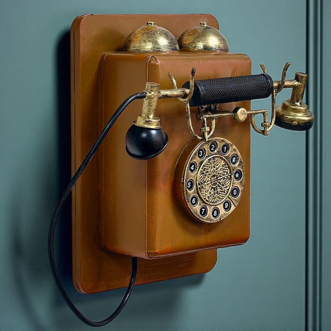 Vintage Style Wall Telephone – Retro Bar, Cafe Decor - Etsy