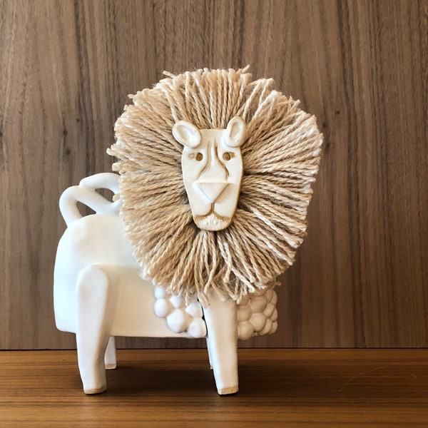 Ceramic Lion - Etsy