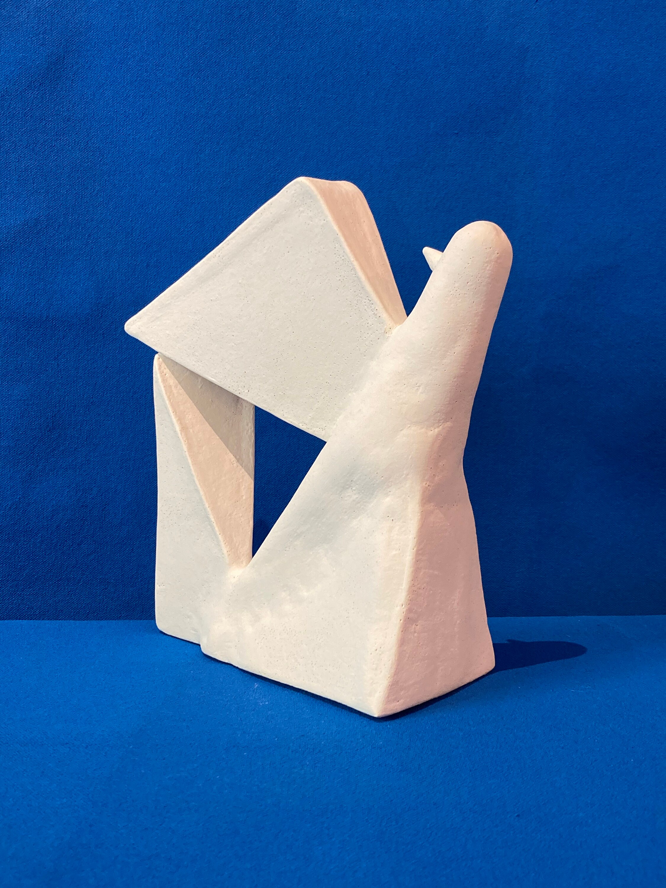 IN STOCK - Ceramic Bird Sculpture - "angular Bird" Mid Century Inspired ...