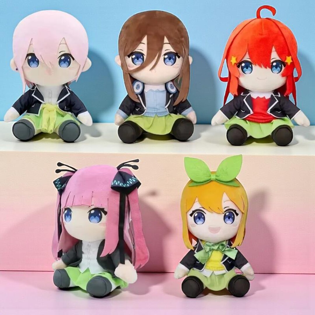 The Quintessential Quintuplets Anime Plush Doll, Nakano Nino Miku Plush ...