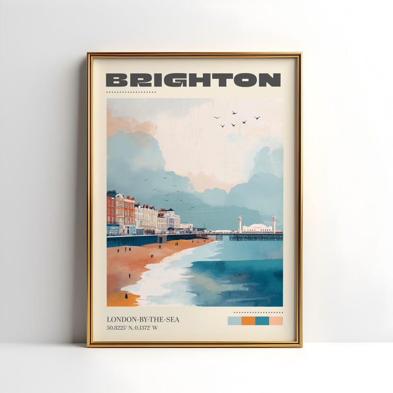 Brighton Poster - Etsy UK