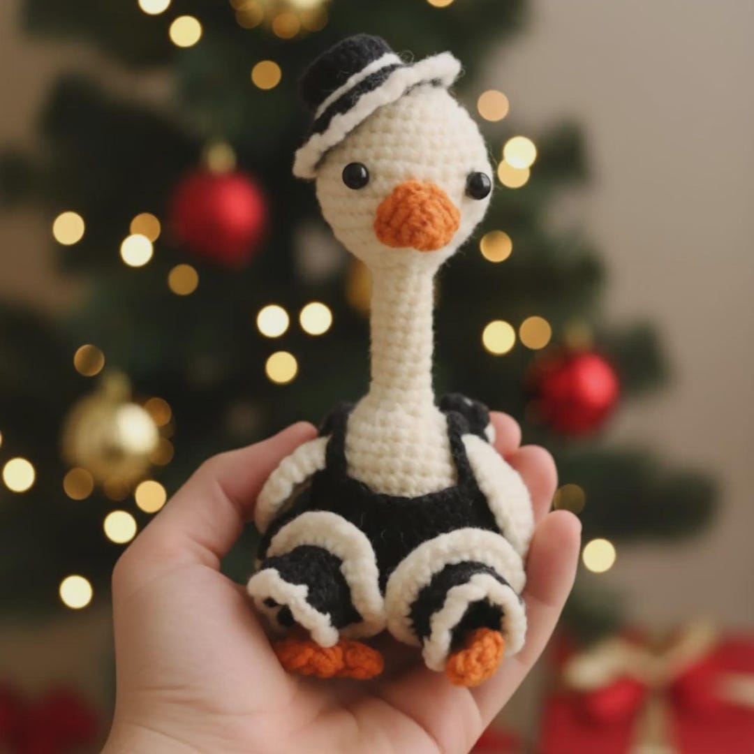 Ostrich Amigurumi Crochet Pattern, Plush Bird Toy (digital Pattern) - Etsy