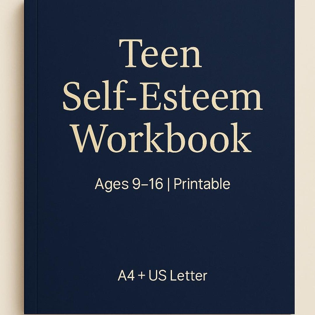 Teen Self-esteem Workbook Printable | Confidence & Emotional Wellbeing ...
