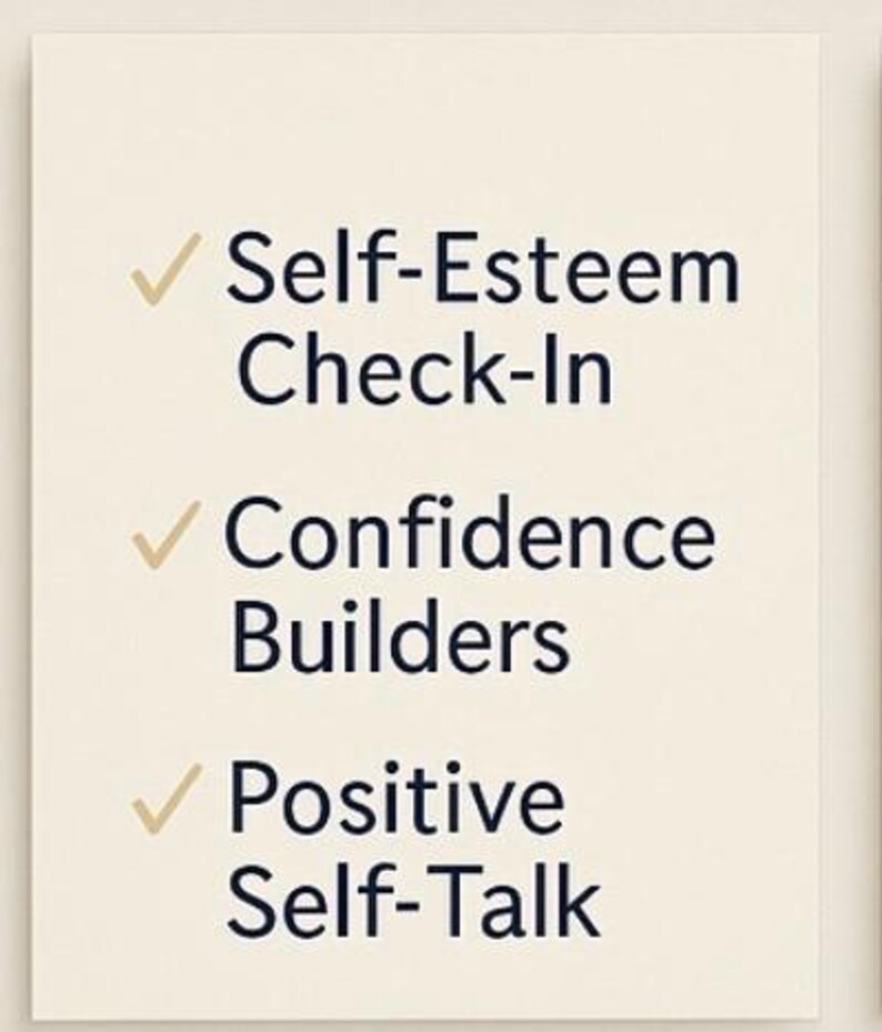 Teen Self-esteem Workbook Printable | Confidence & Emotional Wellbeing ...
