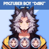 Pre-made Pngtuber Cat Girl Avatar | Multi-app Ready | Pngtuber Plus ...