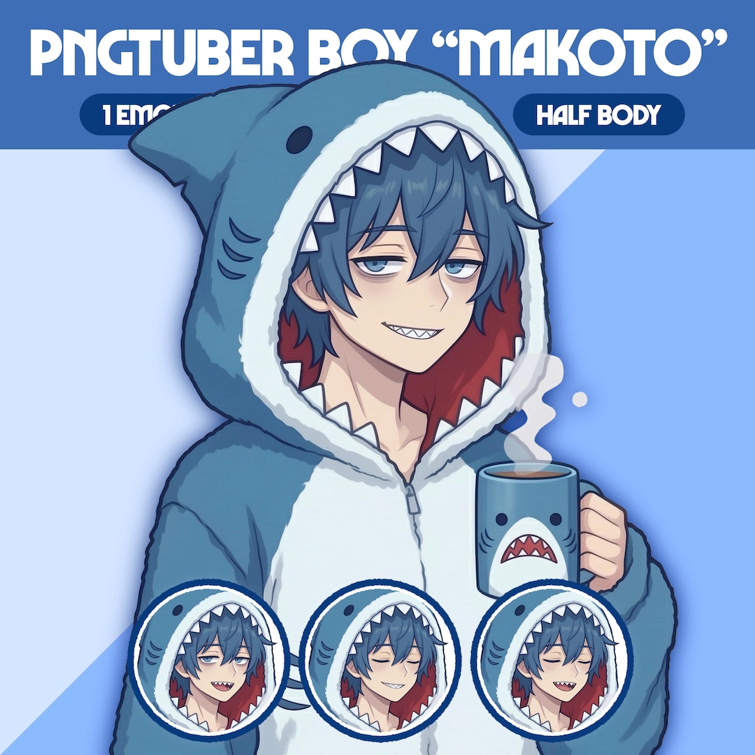 Modelo masculino PNGTuber / Modelo masculino PNGTuber prediseñado ...