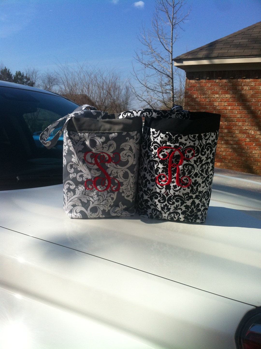 Car Trash Bag - Custom Made in Any Color or Print- Large 4 Inch ...