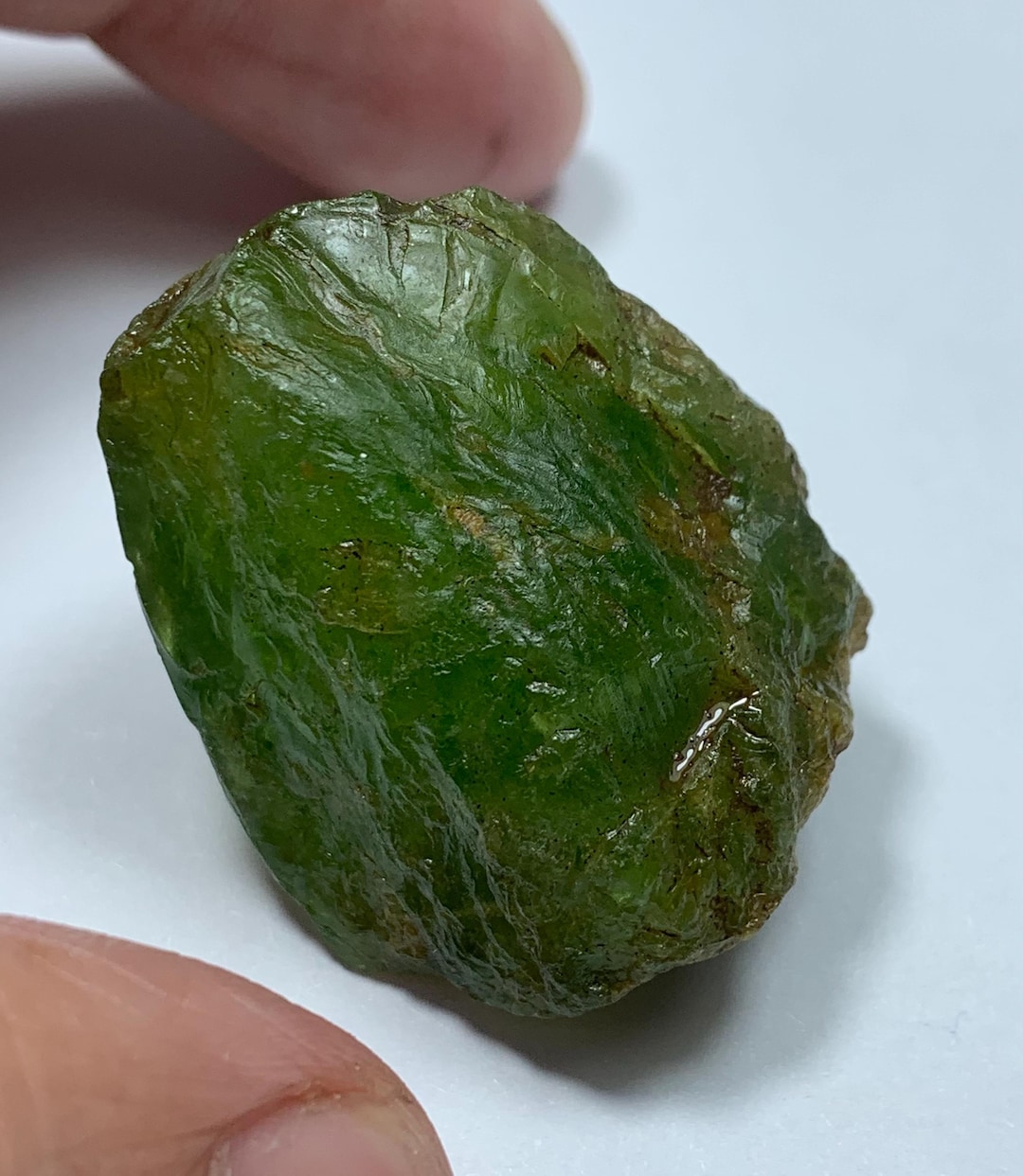 Natural Good Colour Rough Peridot Cabochon or Beads Pendant Type Stone ...
