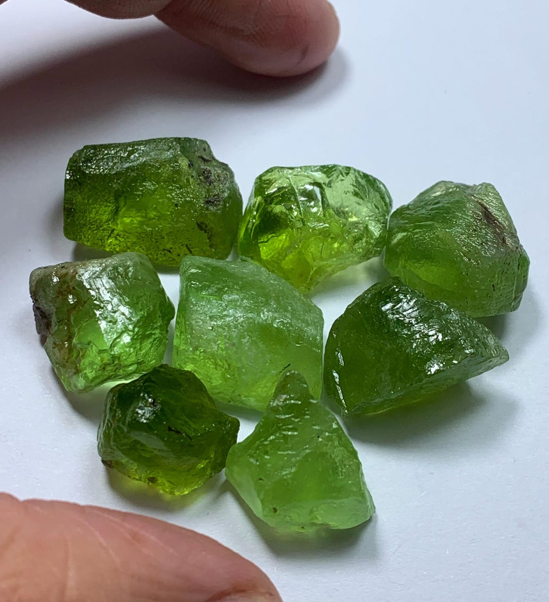 Rough Peridot Cabochon and Facet Grade - Etsy