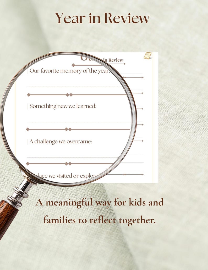 New Year’s Family Activity Packet | Kids Printable | Goal Setting ...