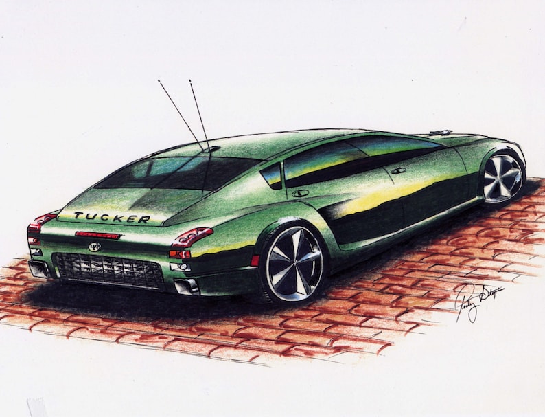 Tucker Inspired Concept Car - Etsy