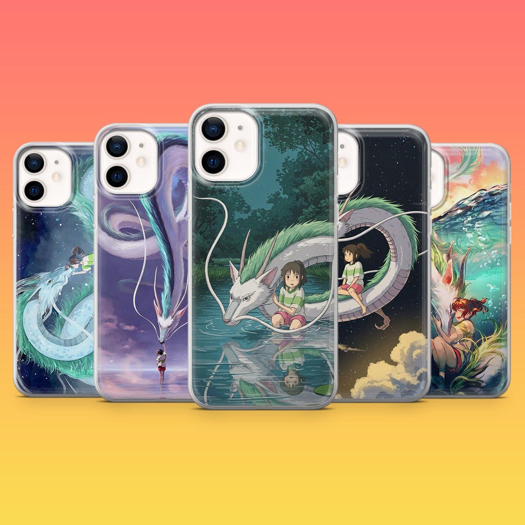 Spirited Away Phone Case Studio Ghibli Chihiro Haku Cover for iPhone 17 ...