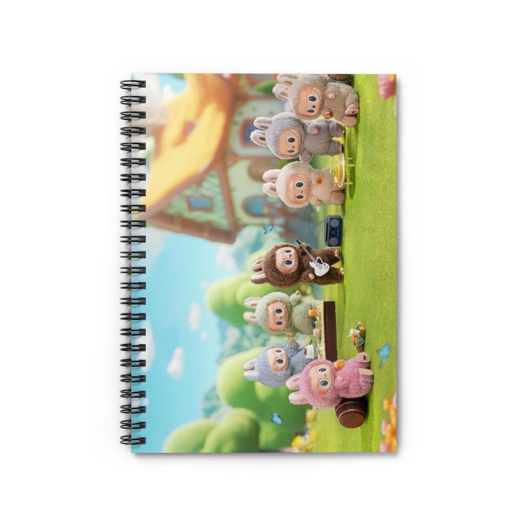 Labubu Spiral Notebook - Ruled Line - Etsy