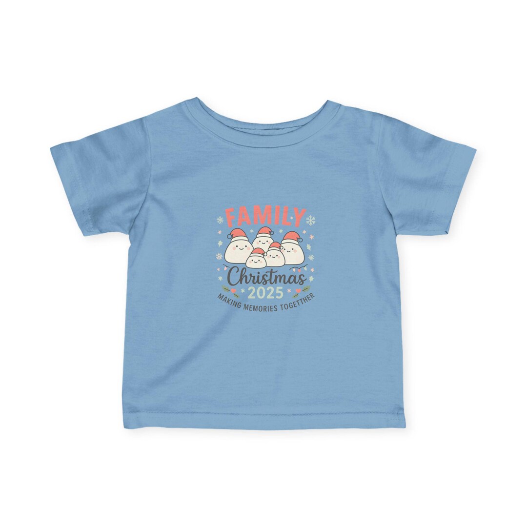 Kawaii Family Christmas 2025 Onigiri Infant Tee | Holiday Baby Shirt ...