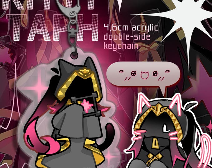 IN-STOCK!! Forsaken ROBLOX Taph Subspace Kitty Cat Acrylic 46mm ...